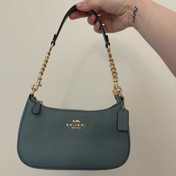 Coach | Bags | Coach Shoulder Bag Marine Color | Poshmark